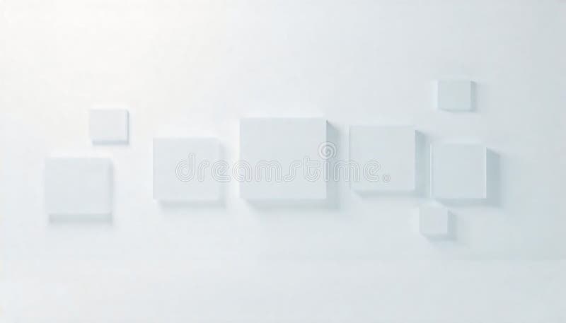 Clean Modern Layout with Transparent Squares and Light Effects Stock ...