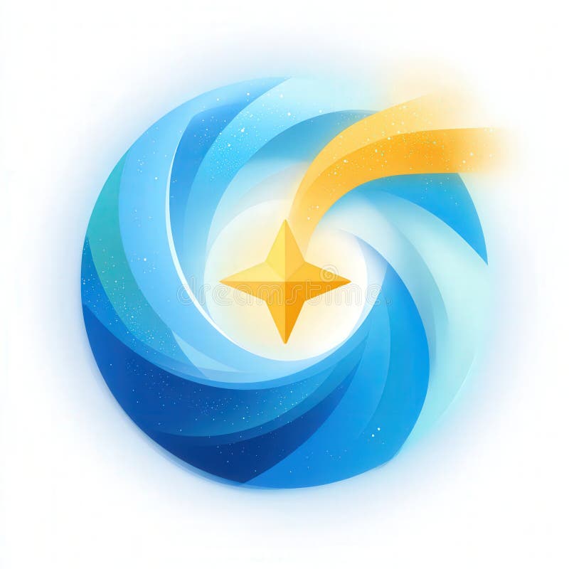 A Clean, Modern Logo Featuring a Circular Camera Shutter Design. Stock ...