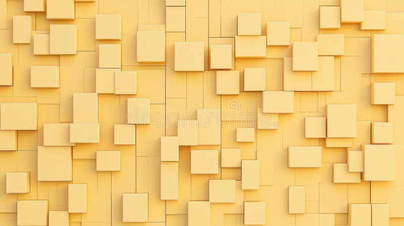 A Clean and Modern Pattern Featuring Minimalistic Yellow Squares and ...