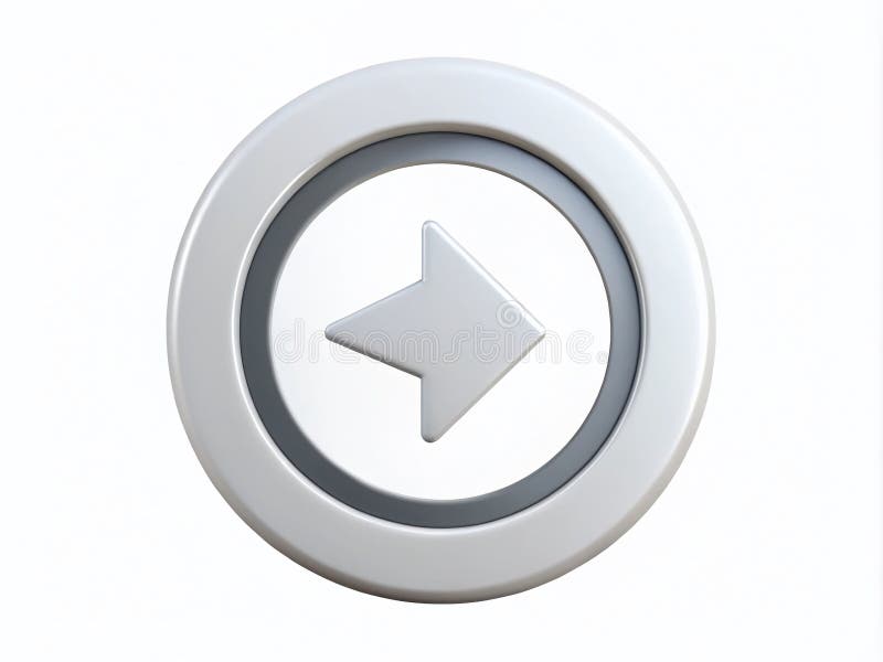 Simple Replay Button Icon a Versatile Reset Symbol for Digital Media ...