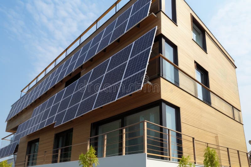 Clean and Modern Solar Panel Installation with Sleek Design Features ...