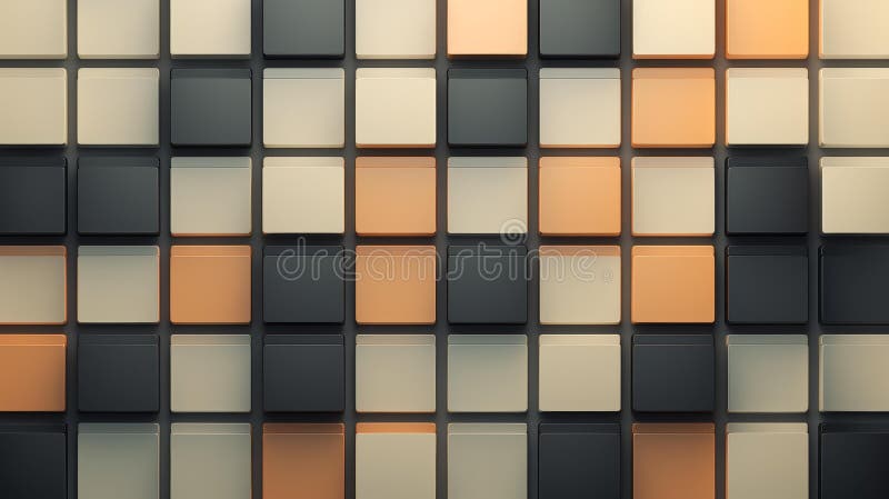 Clean and Modern Square Grid Illustration with Minimalist Design and ...