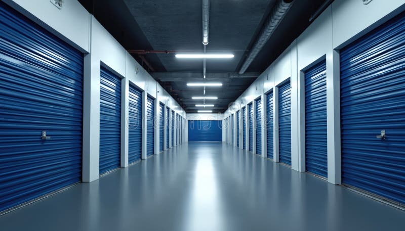 Storage Facility Corridor Stock Illustrations – 1,426 Storage Facility ...