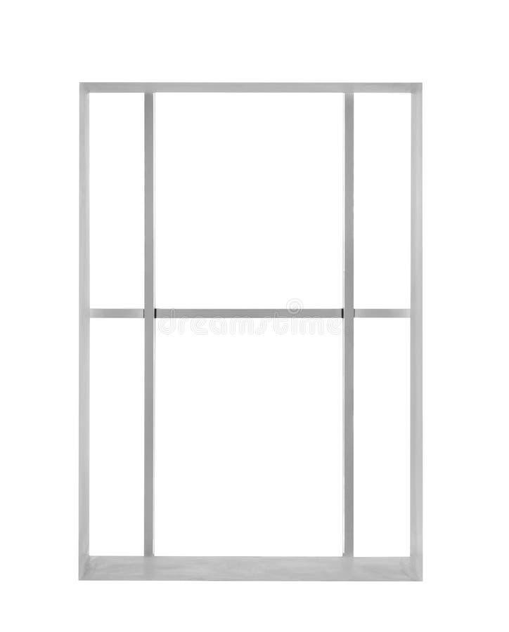 Clean Modern Window on White Background Stock Image - Image of room ...