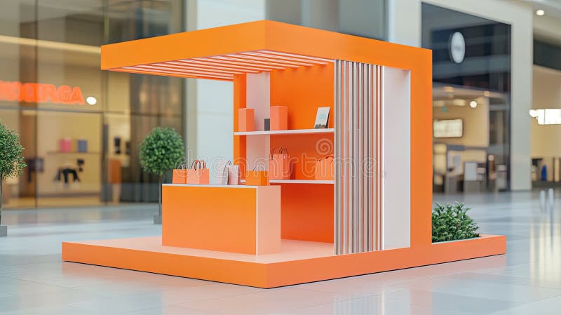 A Clean Modular Display Stand Styled for Modern Pop-up Shops. Picture ...