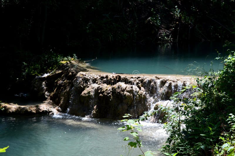 Clean Mountain River, Blue in Color Stock Photo - Image of water ...
