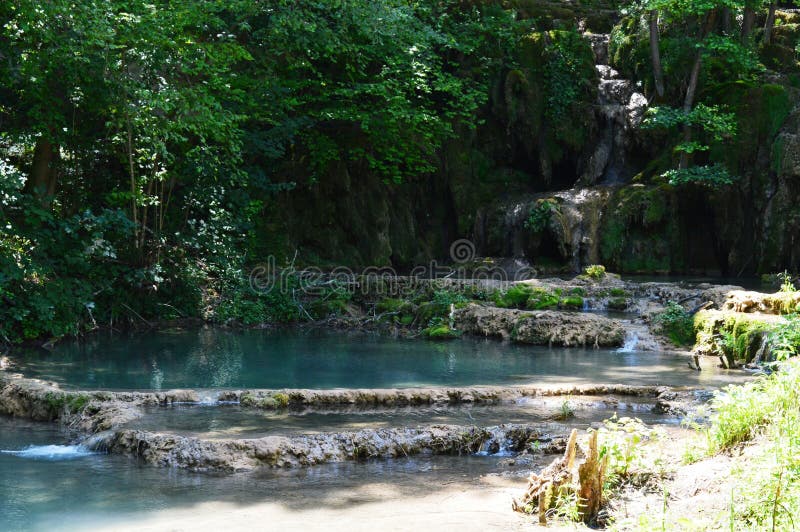 Clean Mountain River, Blue in Color Stock Photo - Image of river, color ...