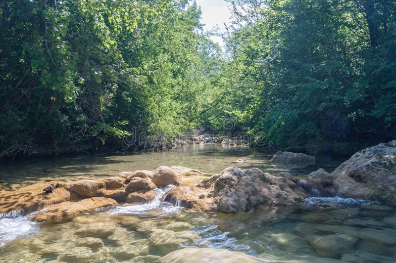 Clean mountain river stock image. Image of life, bubble - 103089627