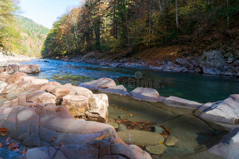 Clean mountain river stock image. Image of clean, friendly - 229492029