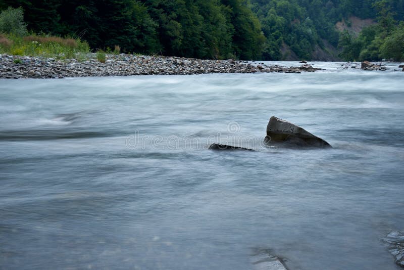 Clean mountain river stock image. Image of blue, outdoor - 237920807