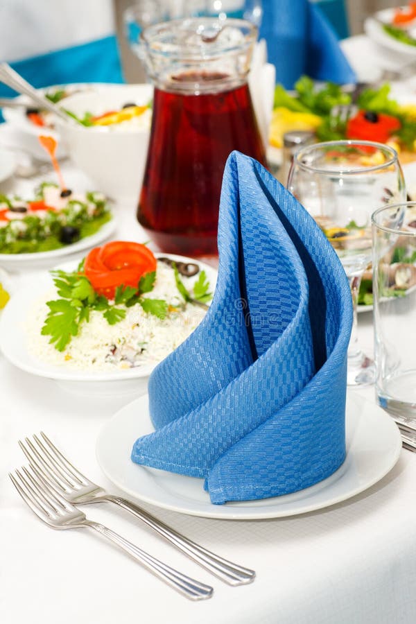 Clean Napkin stock photo. Image of vivid, happy, knife - 21393132