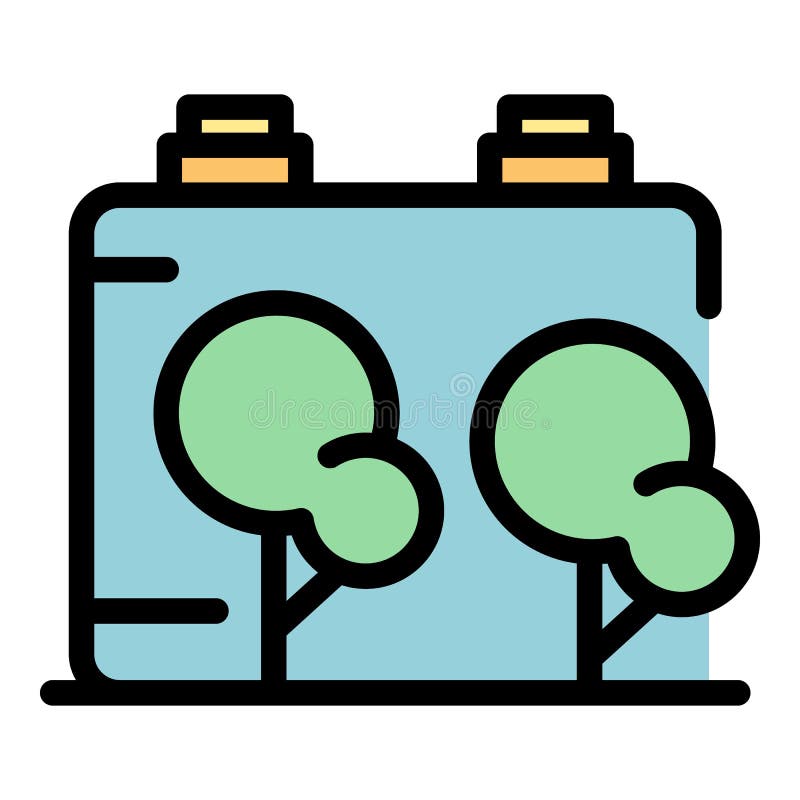 Clean Nature Energy Icon Color Outline Vector Stock Vector ...