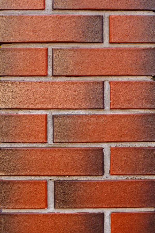 Clean and New Brick Wall Textured Red Background Stock Photo - Image of ...