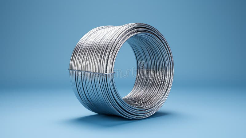 Clean New Steel Cable Steel Wire or Steel Rope. Twisted Metal Cable ...