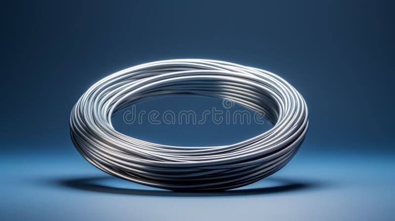 Clean New Steel Cable Steel Wire or Steel Rope. Twisted Metal Cable ...