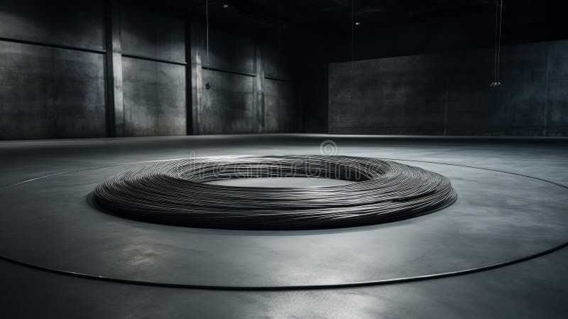 Clean New Steel Cable Steel Wire or Steel Rope. Twisted Metal Cable ...