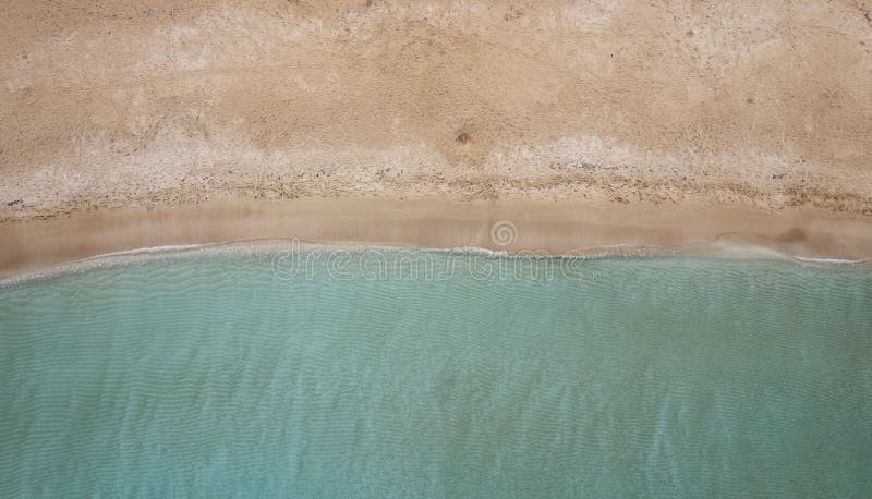 Clean Ocean Waves in the Tropical Summer Sandy Beach. Drone Aerial View ...
