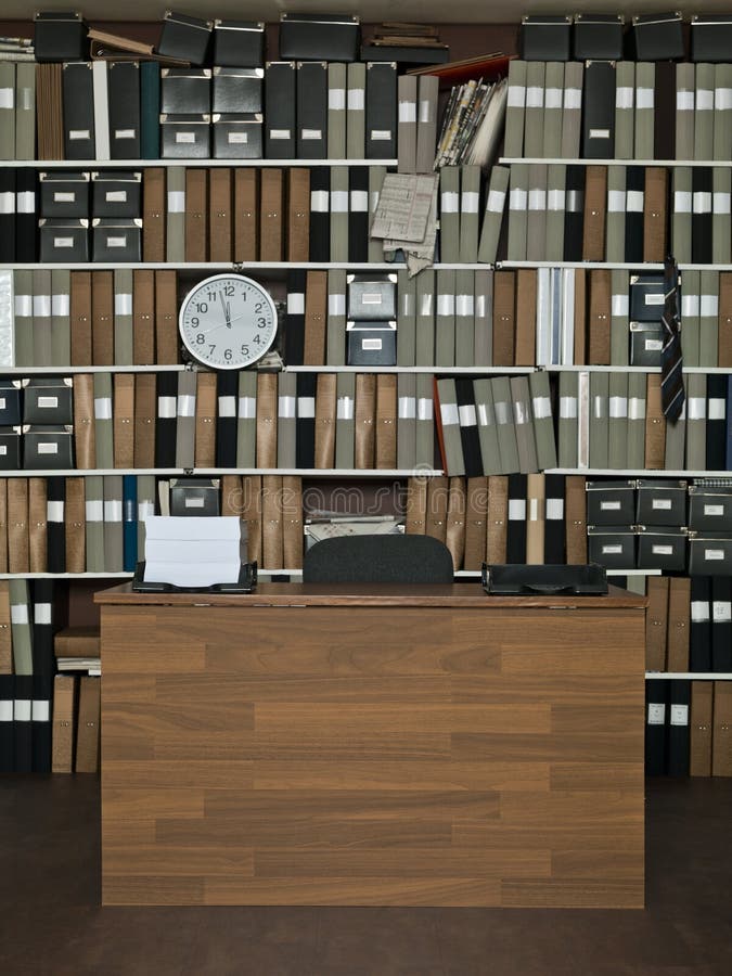 Clean Office stock photo. Image of domestic, folders - 28072358