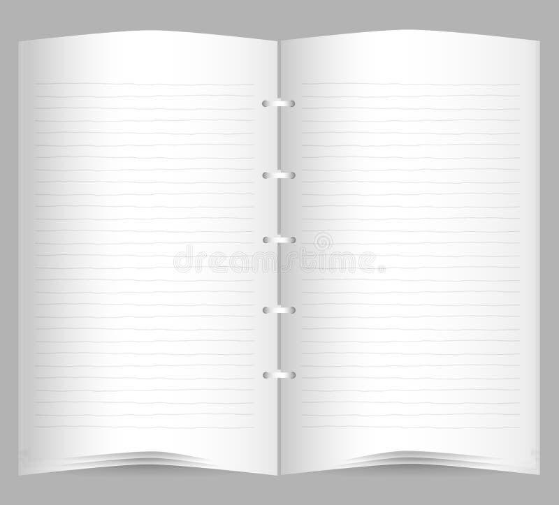 Clean Paper Note Vector/illustration Eps10 Stock Vector - Illustration ...