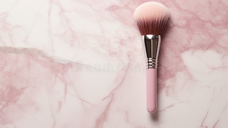 Clean pink brush stock illustration. Illustration of accessory - 313777044