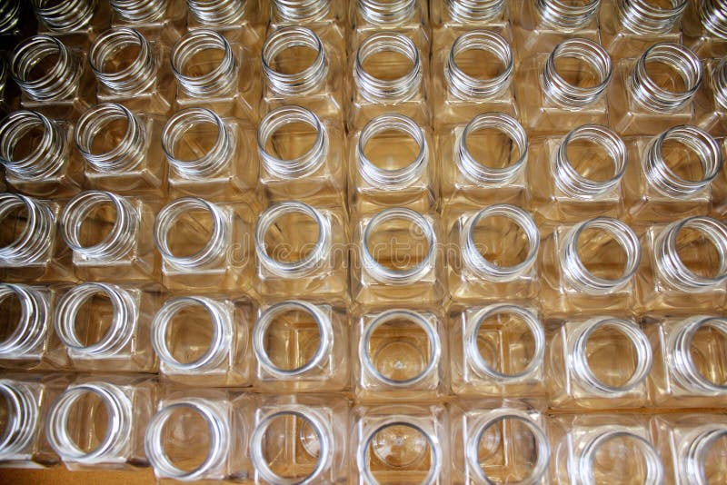 Clean Plastic Bottles Stacked Stock Photo - Image of package, planet ...