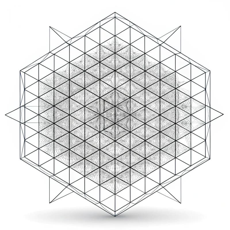 Crisp Geometric Grid stock illustration. Illustration of lines - 369168559
