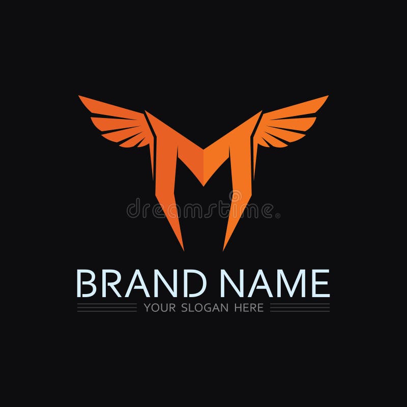 Clean and Professional M Letter Logo Design in Vector Format Stock ...