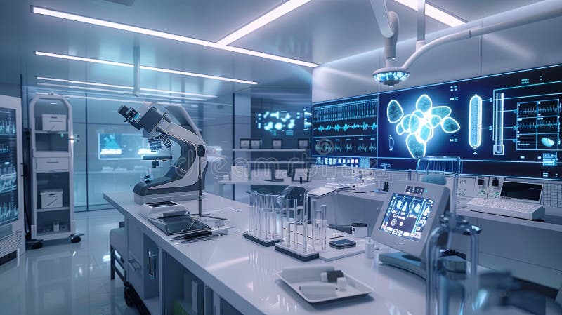 A Clean and Professional Medical Laboratory with Advanced Equipment ...