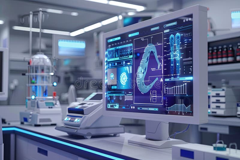 A Clean and Professional Modern Medical Laboratory Features Advanced ...