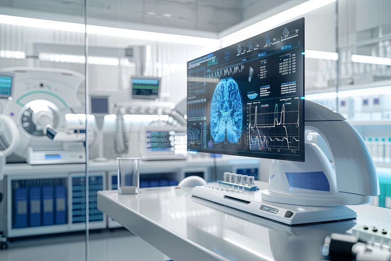 A Clean and Professional Modern Medical Laboratory Features Advanced ...