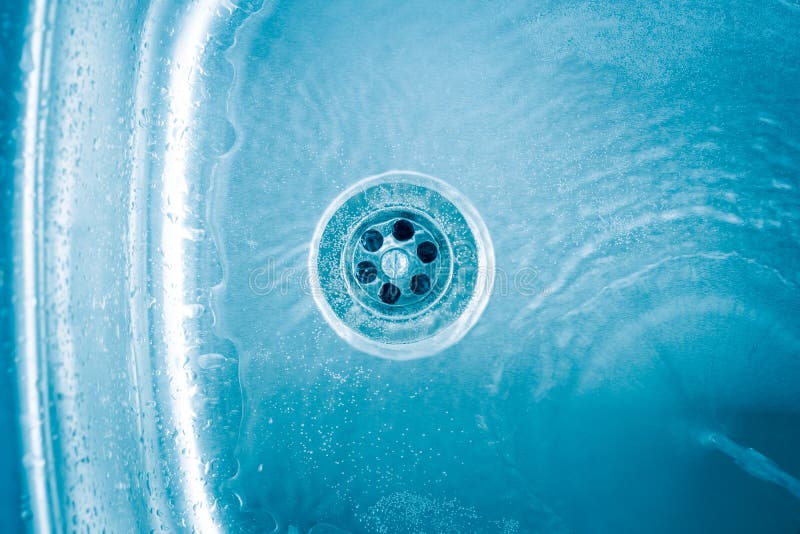 Clean water drop stock photo. Image of flow, drain, macro - 173783004