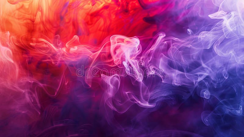 Clean Purple and Red Smoke Billowing Gracefully Against a Backdrop ...