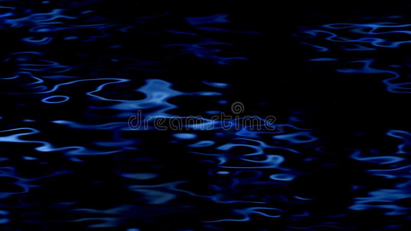 Clean Quivering Still Water Background. Dark Blue Water in the Night ...