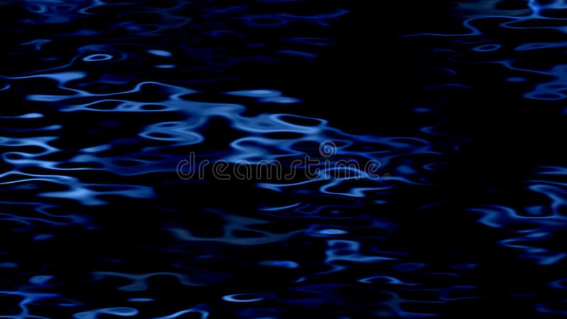 Clean Quivering Still Water Background. Dark Blue Water in the Night ...