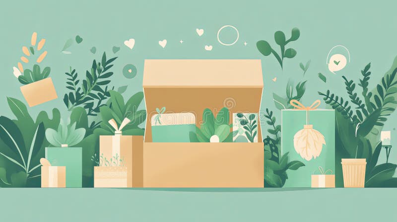 A Clean Representation of a Subscription Box Concept with Small Eco ...