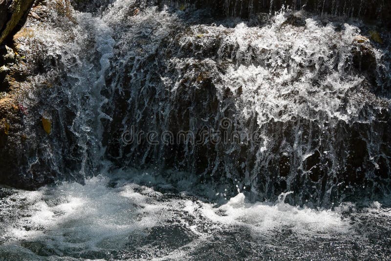 Clean River with Mini Waterfall, Cool Environment, Cozy Place Stock ...