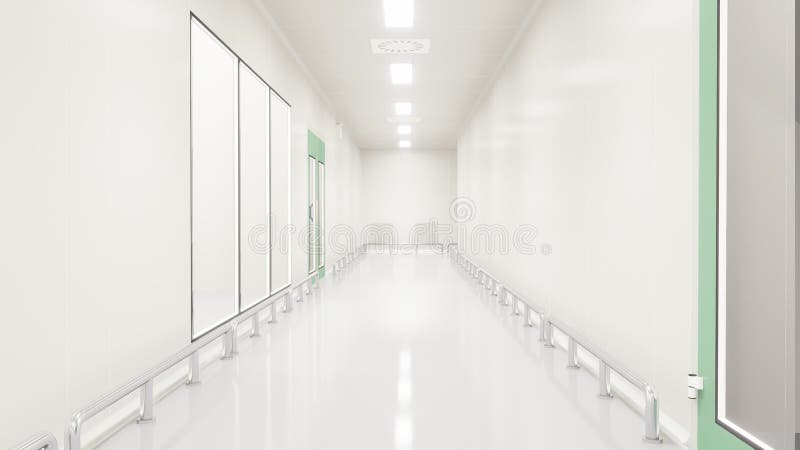 Clean Room Corridor Pharmaceutical Plant Stock Footage - Video of ...