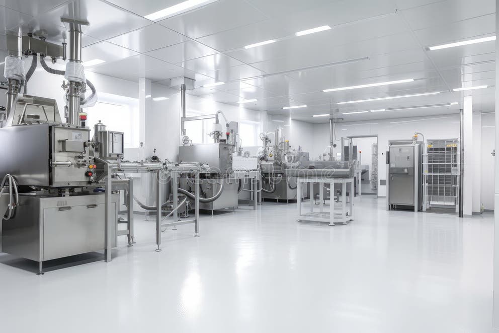 Clean Room, Filled with Sensitive Equipment and Materials for Chemical ...