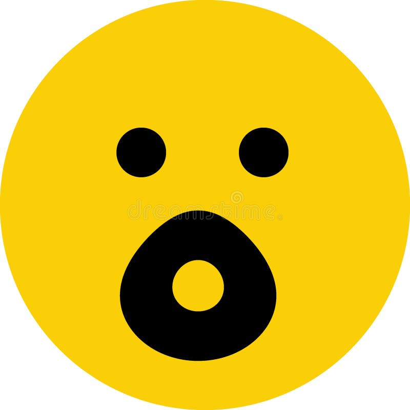 (clean Round Yellow Black Flat Emoji Isolated on White-10 [Converted ...