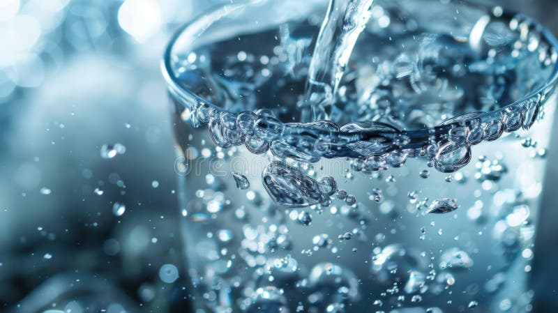 Clean and Safe Chlorinated Water for Drinking and daily Use. Stock ...