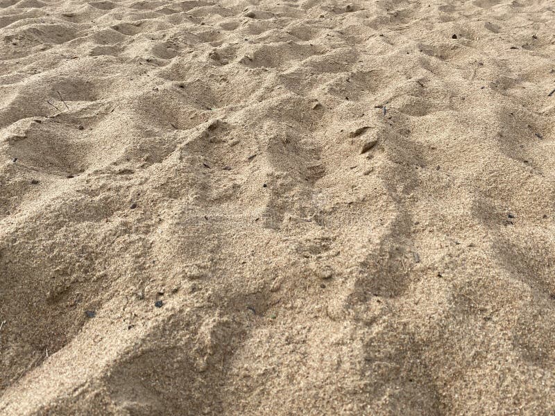 Clean Sand on the Beach in Summer. Stock Photo - Image of reflection ...