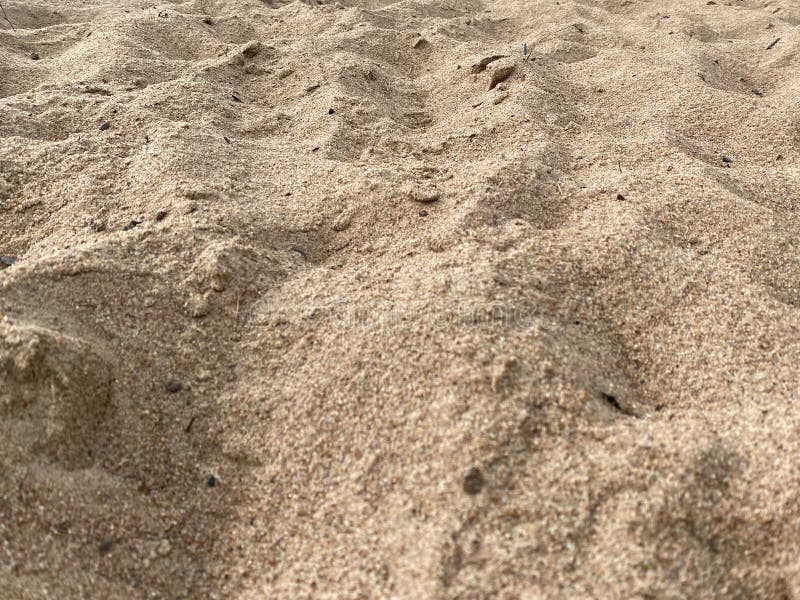 Clean Sand on the Beach in Summer. Stock Photo - Image of shiny, flow ...