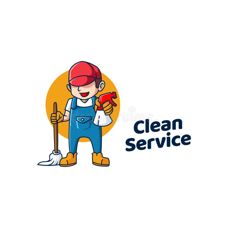 Clean Service Logo Housekeeping Shine Icon Stock Vector - Illustration ...