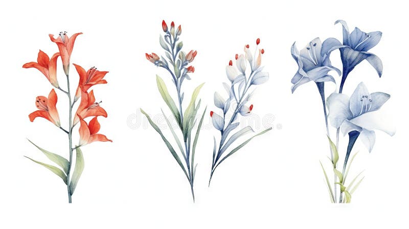 Clean and Sharp White Watercolor Background Stock Illustration ...