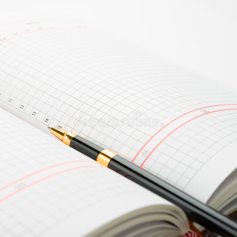 Clean sheet of notebook stock image. Image of gold, office - 25890699