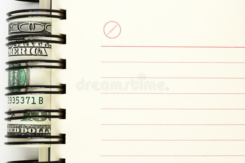 Clean Sheet of Notebook Close Up, Place for Text, School Notebook ...