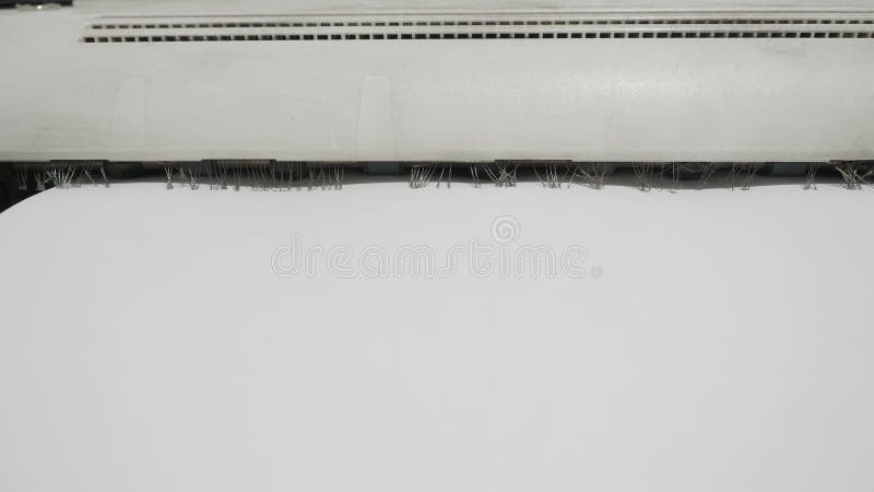 Clean Sheets of White Paper Leave the Printer, Copier, Fax Machine ...