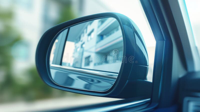 Clean Side Mirror of Car stock photo. Image of mirror - 366125102