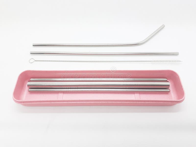 Clean Silver Metallic Straw for Environment Green Lover with Beautiful ...