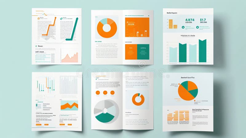 Clean and Simple Business Design Templates of Business Plans Stock ...